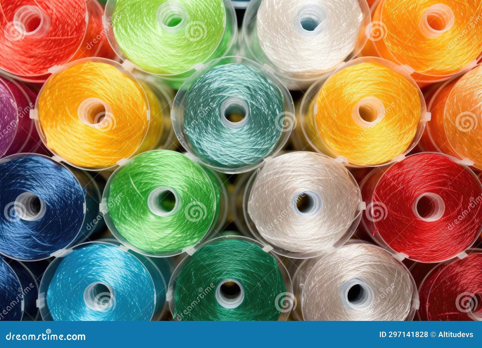 Thread Made from Recycled Plastic Bottles Stock Photo - Image of ...