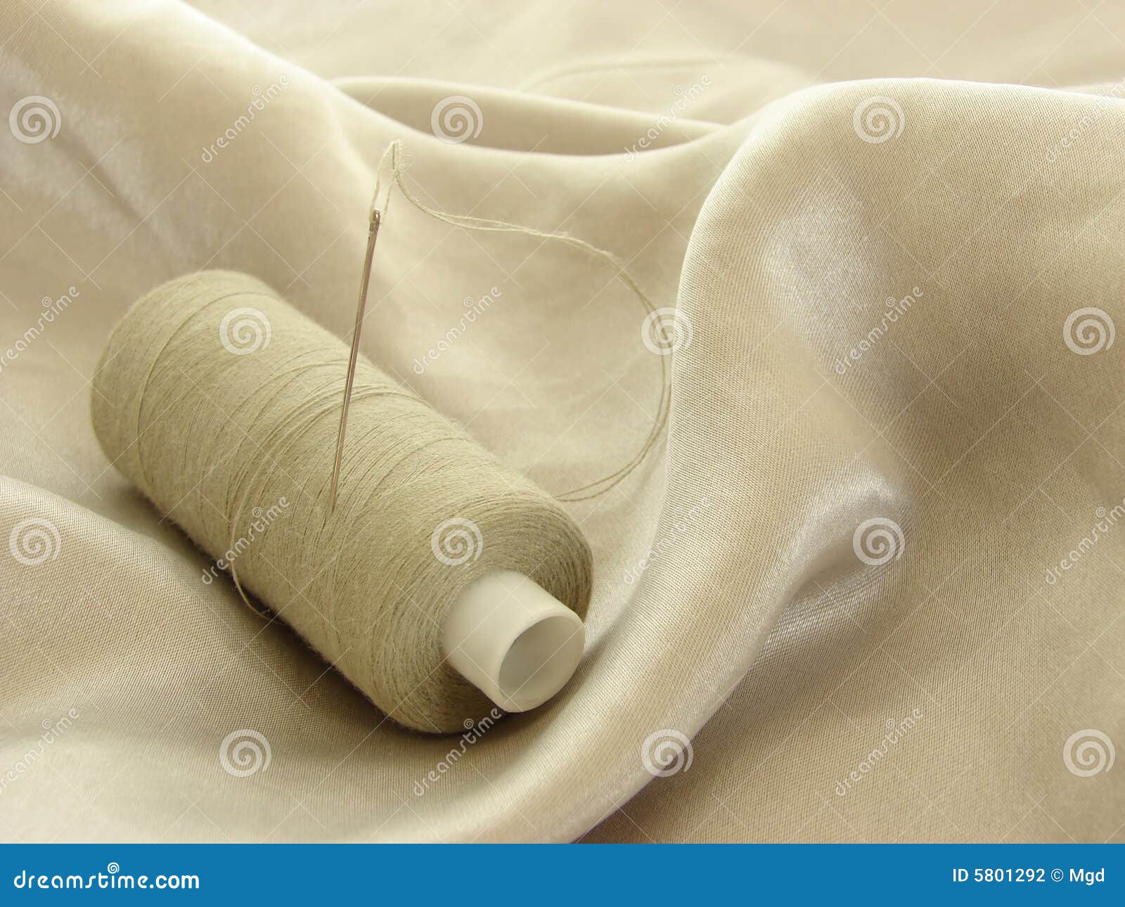 Thread and needle stock photo. Image of couturier, delicate - 5801292