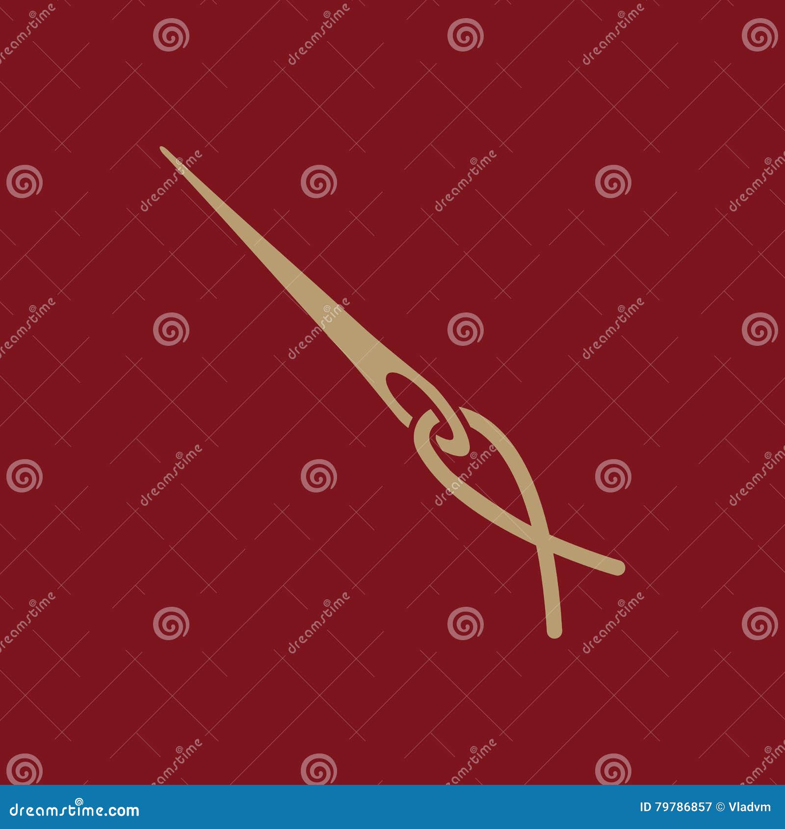 Tailor Clothier Icon Of 3 Types Color, Black And White, Outline ...