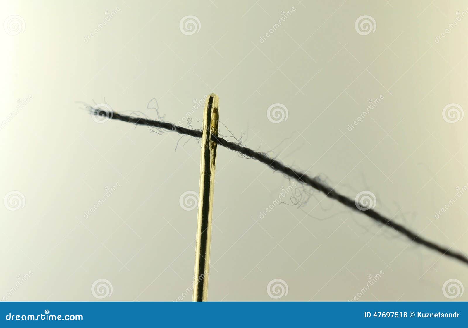 Thread and needle stock photo. Image of eyelet, sharp - 47697518