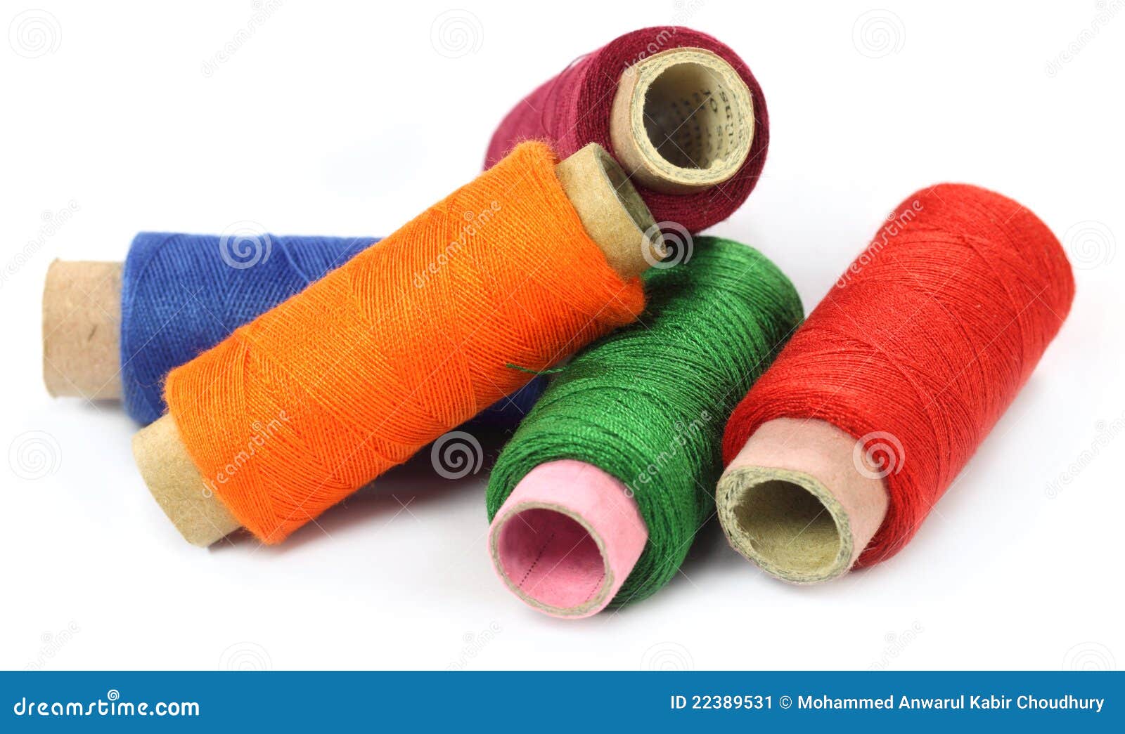 Thread reels stock image. Image of fabric, sewing, repair - 22389531