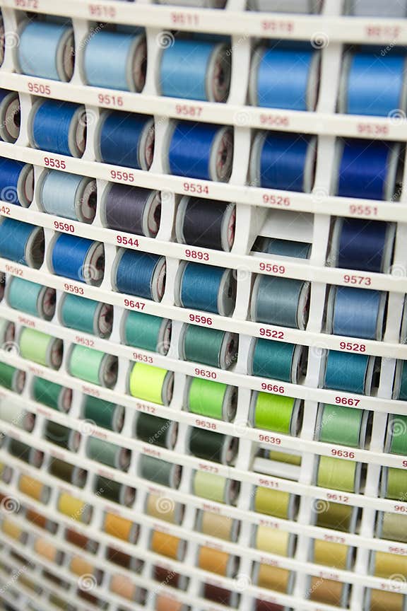 Thread reels stock image. Image of string, sewing, industry - 26216563