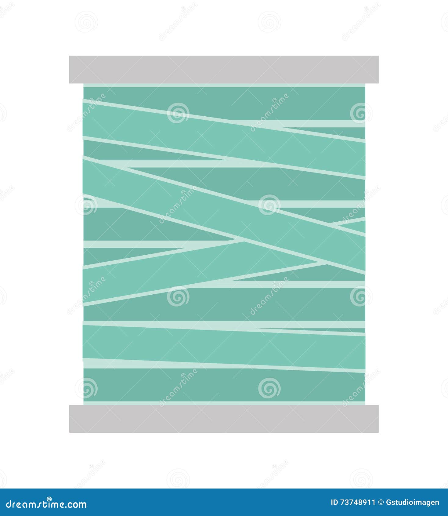 Thread Roll Isolated Icon Design Stock Illustration - Illustration of ...