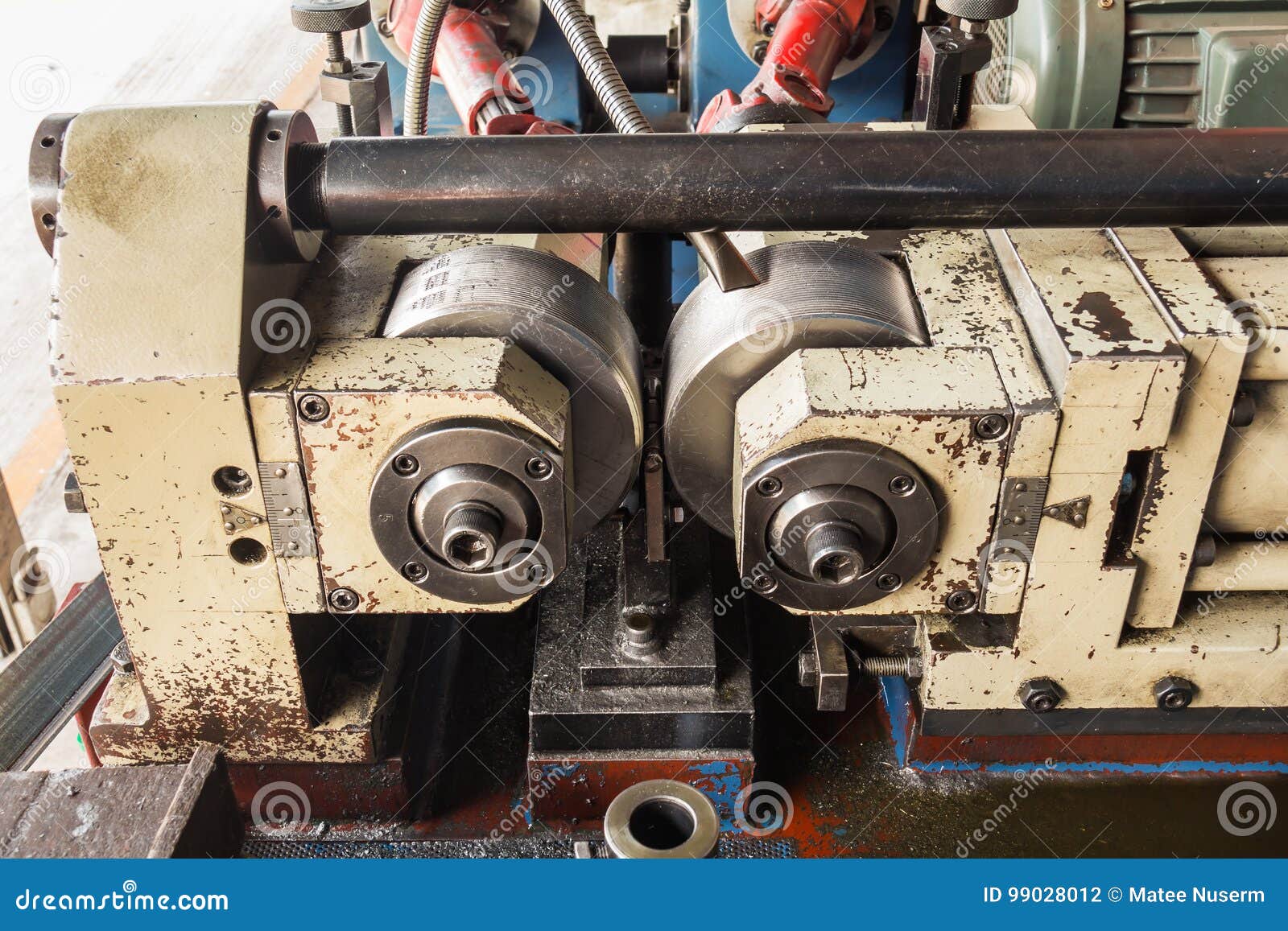 Thread rolling machine stock photo. Image of thread, helical - 99028012