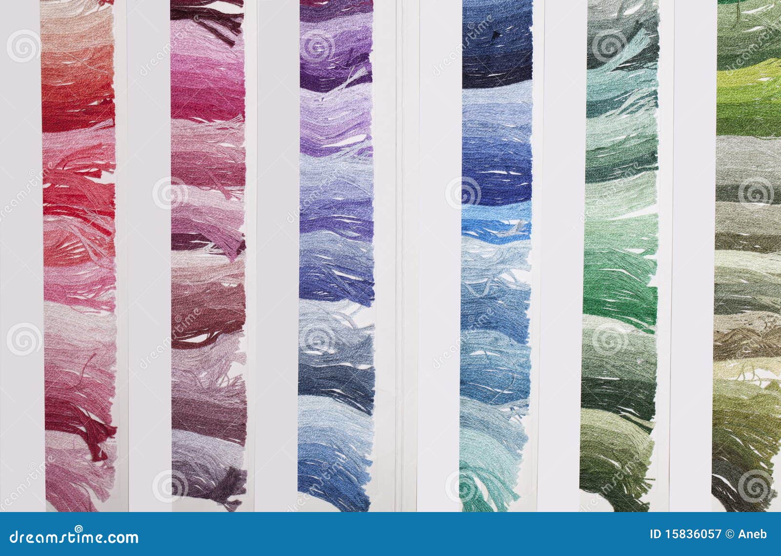 Thread sample stock image. Image of blue, thread, range - 15836057