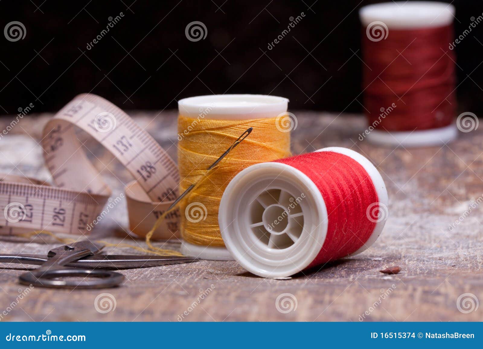 Thread and scissors stock photo. Image of dressmaker - 16515374