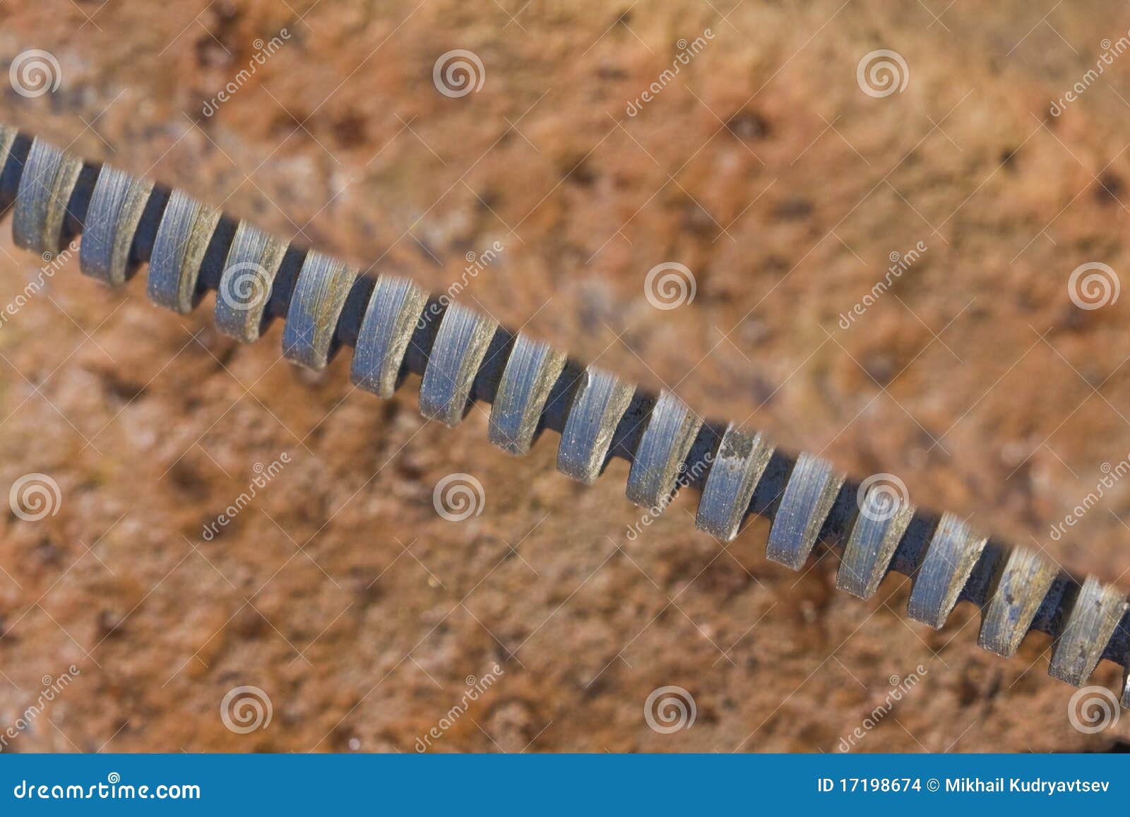 Thread Shaft of Pipeline Valve Stock Photo - Image of brown, tube: 17198674
