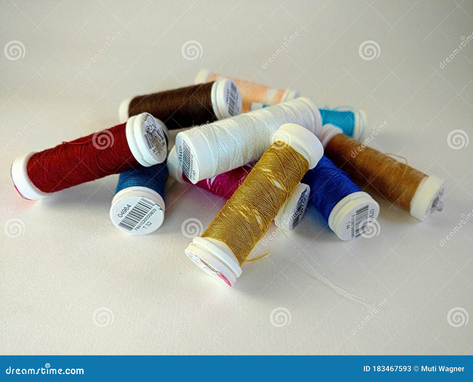 Thread spool editorial stock photo. Image of cotton - 183467593