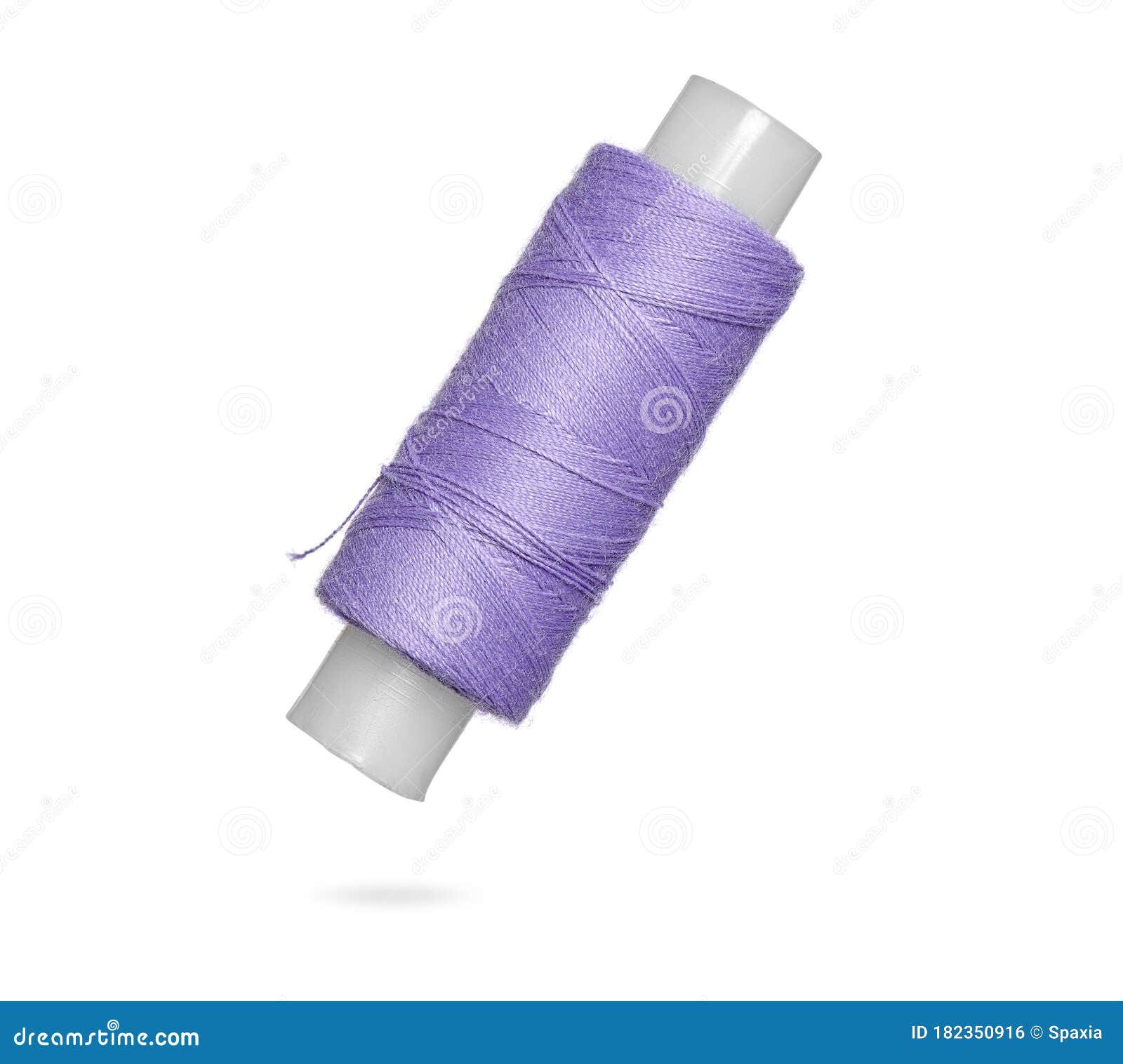 Thread Spool Isolated on White Background Stock Photo - Image of white ...