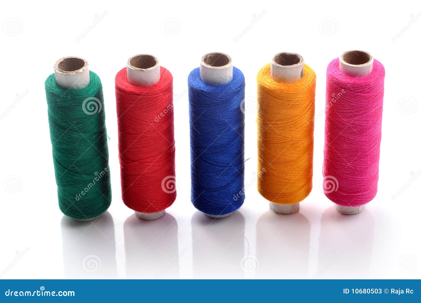 Thread spools stock image. Image of seam, dressmaking - 10680503