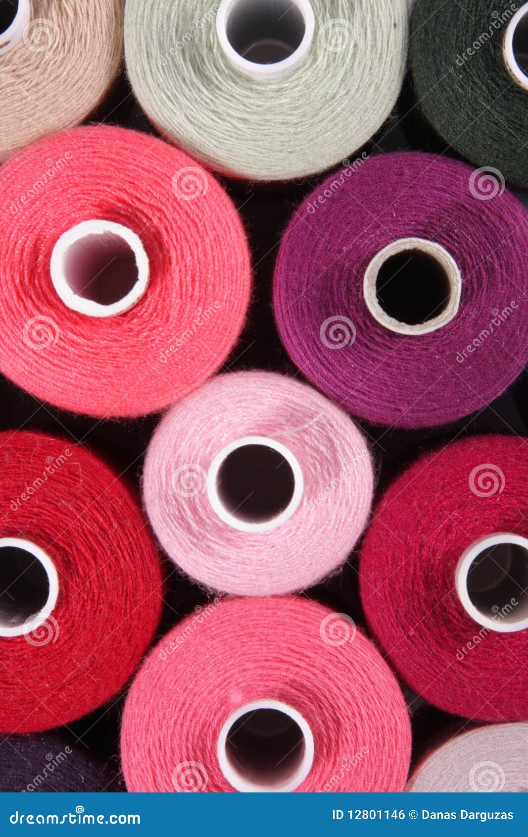 Thread spools stock photo. Image of lilac, brown, color - 12801146