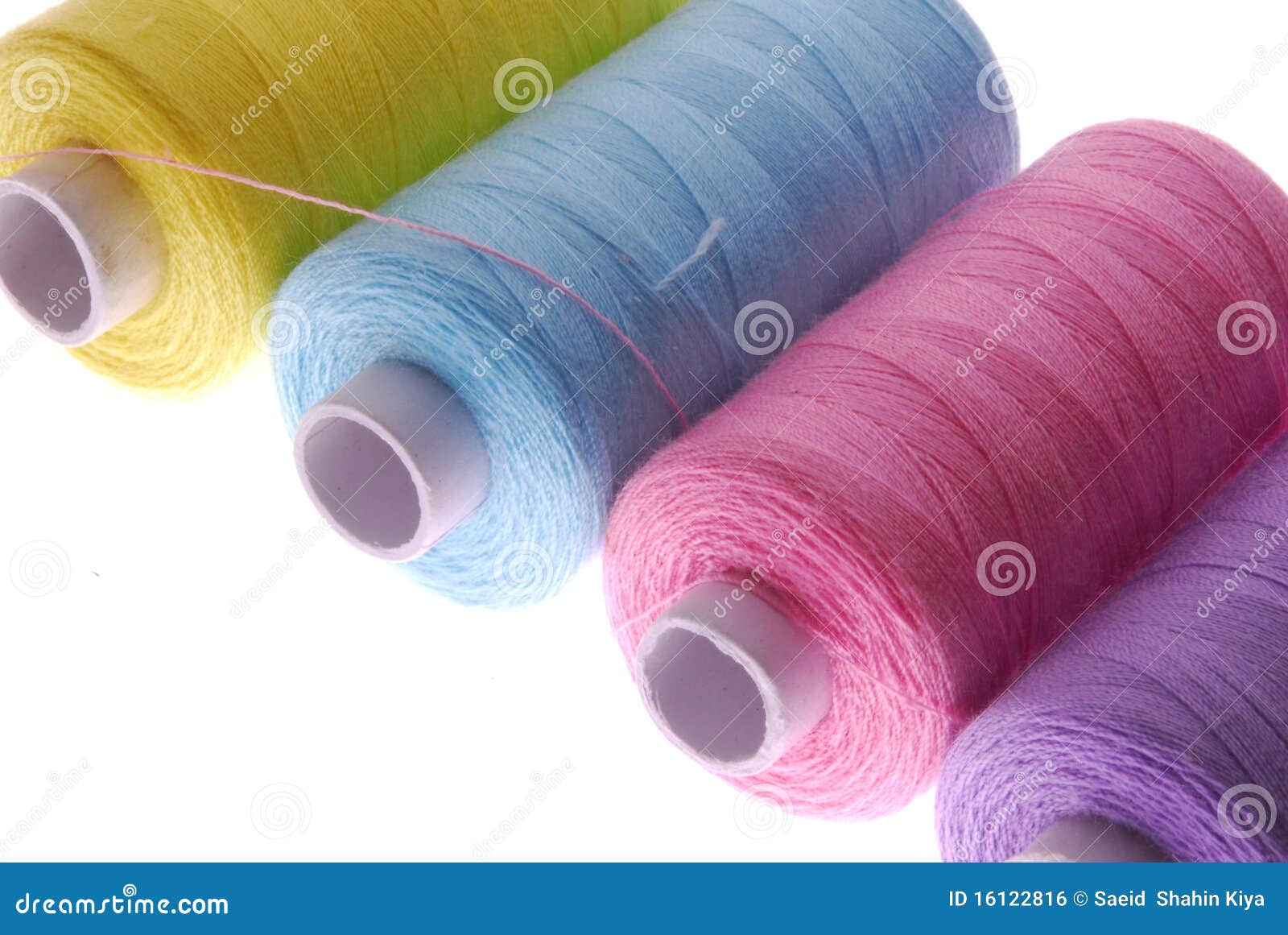 Thread spools stock photo. Image of color, multicolored - 16122816