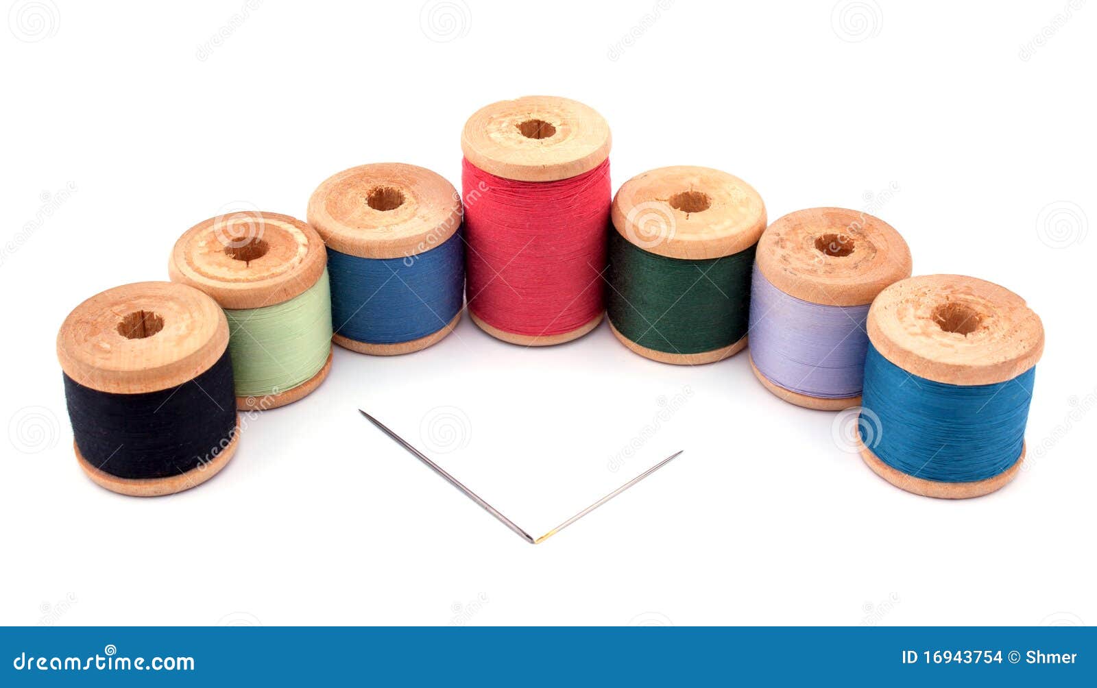 Thread spools stock photo. Image of needlework, color - 16943754