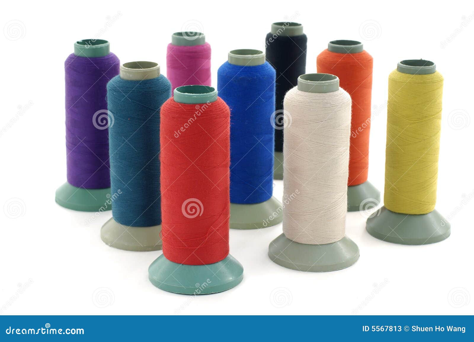 Thread spools stock image. Image of yarn, filament, needlecraft - 5567813