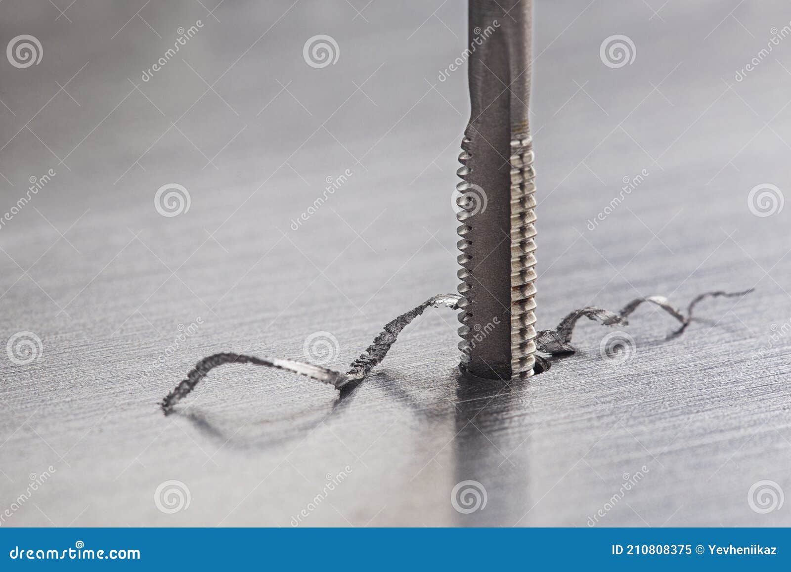 Thread Tap. Tap Drill Steel Billet Stock Image - Image of milling ...