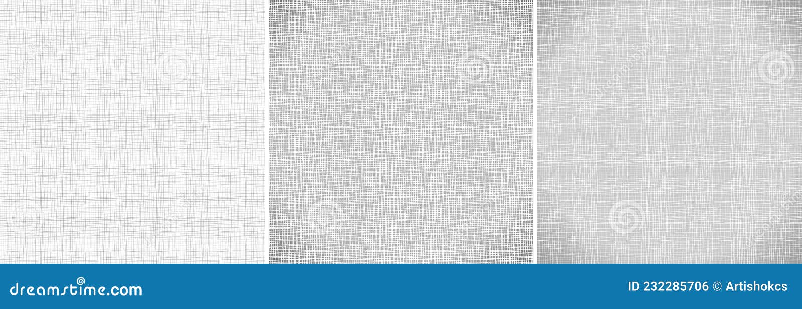 Thread Texture Set. Fabric Pattern. Canvas Background. Linen Fabric ...