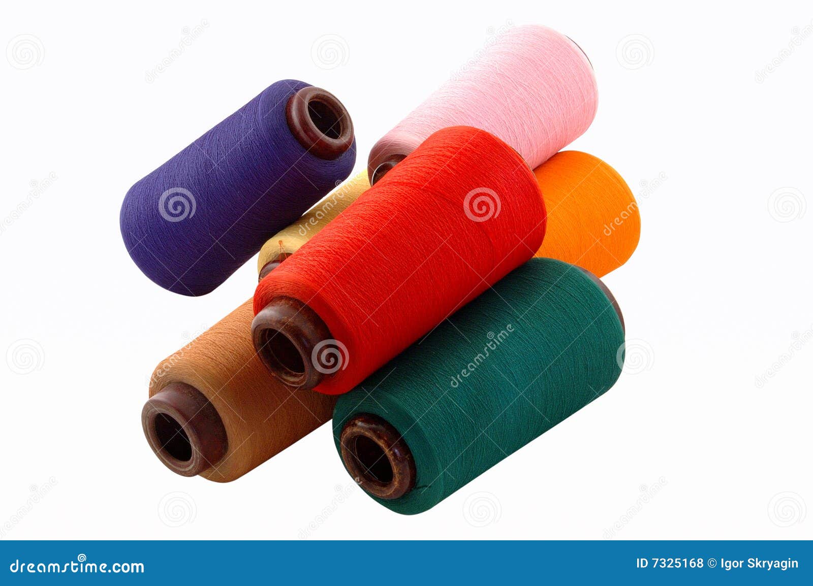 Thread on a White Background Stock Photo - Image of thread, sewing: 7325168