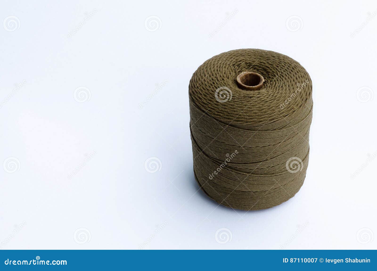 Thread on white background stock image. Image of green - 87110007