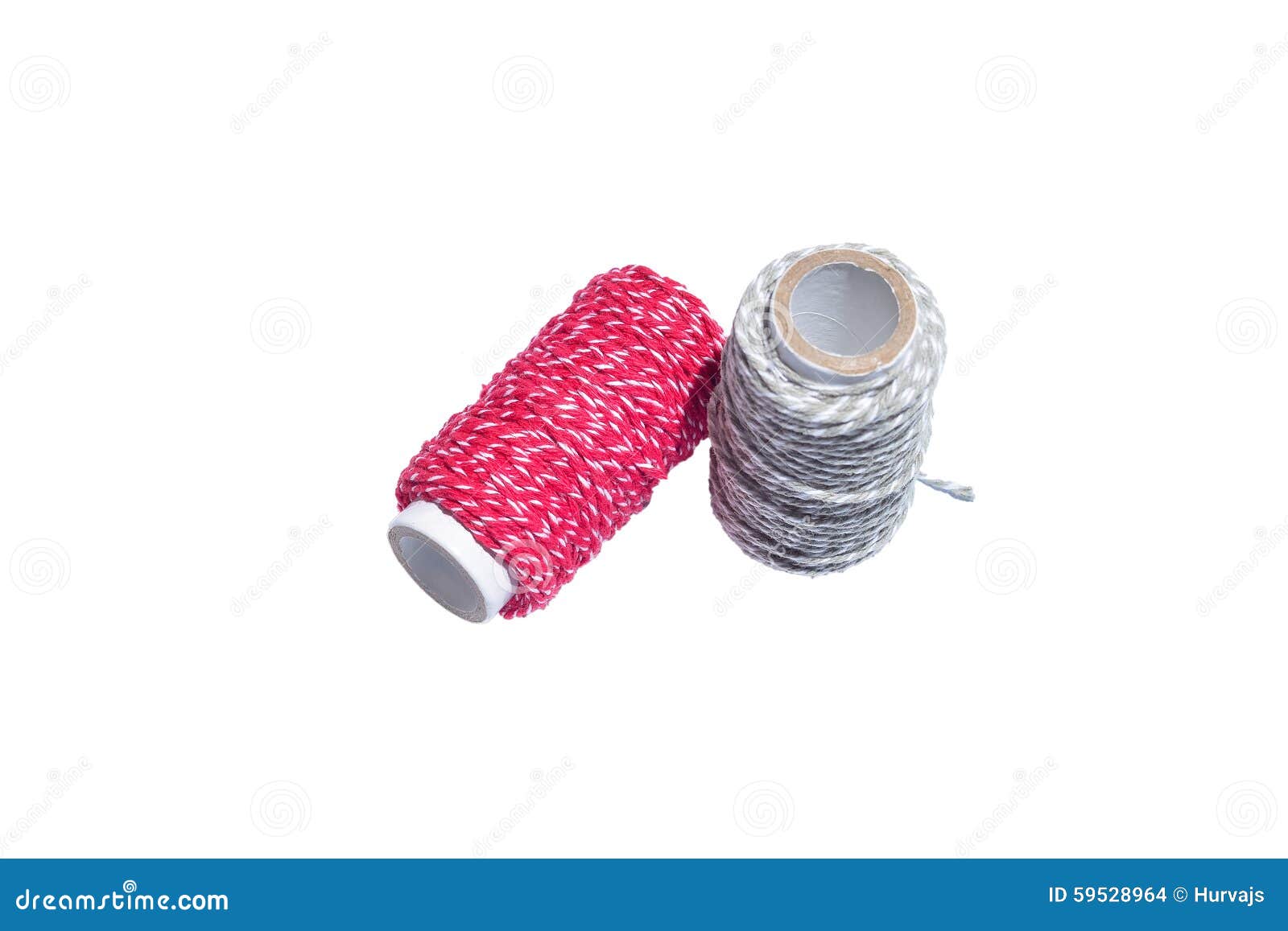 Thread on White Isolated Background Stock Photo - Image of design ...