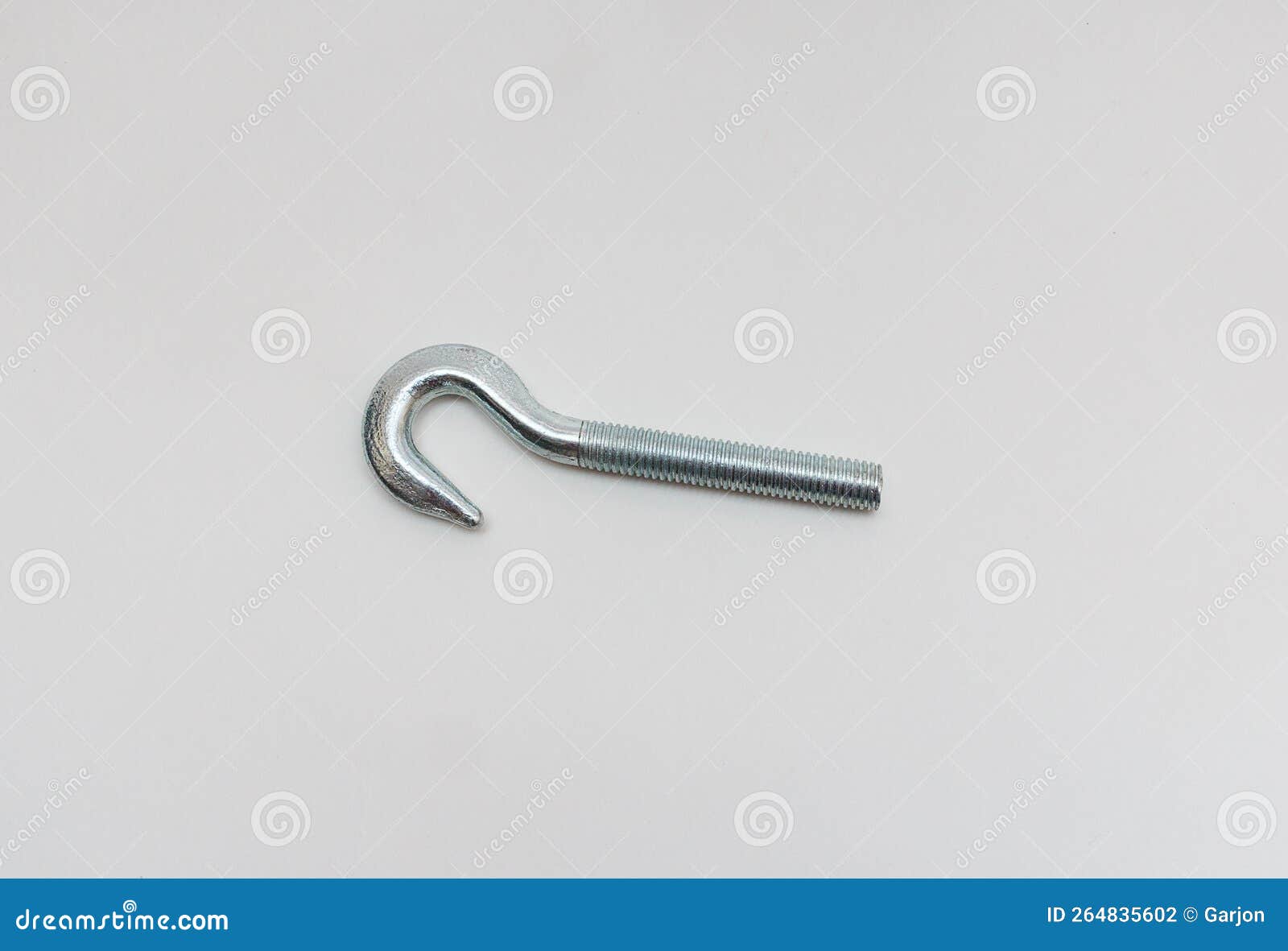 Hook with Thread Construction Tool Stock Photo - Image of lock, steel ...
