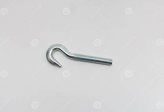Hook with Thread Construction Tool Stock Photo - Image of lock, steel ...
