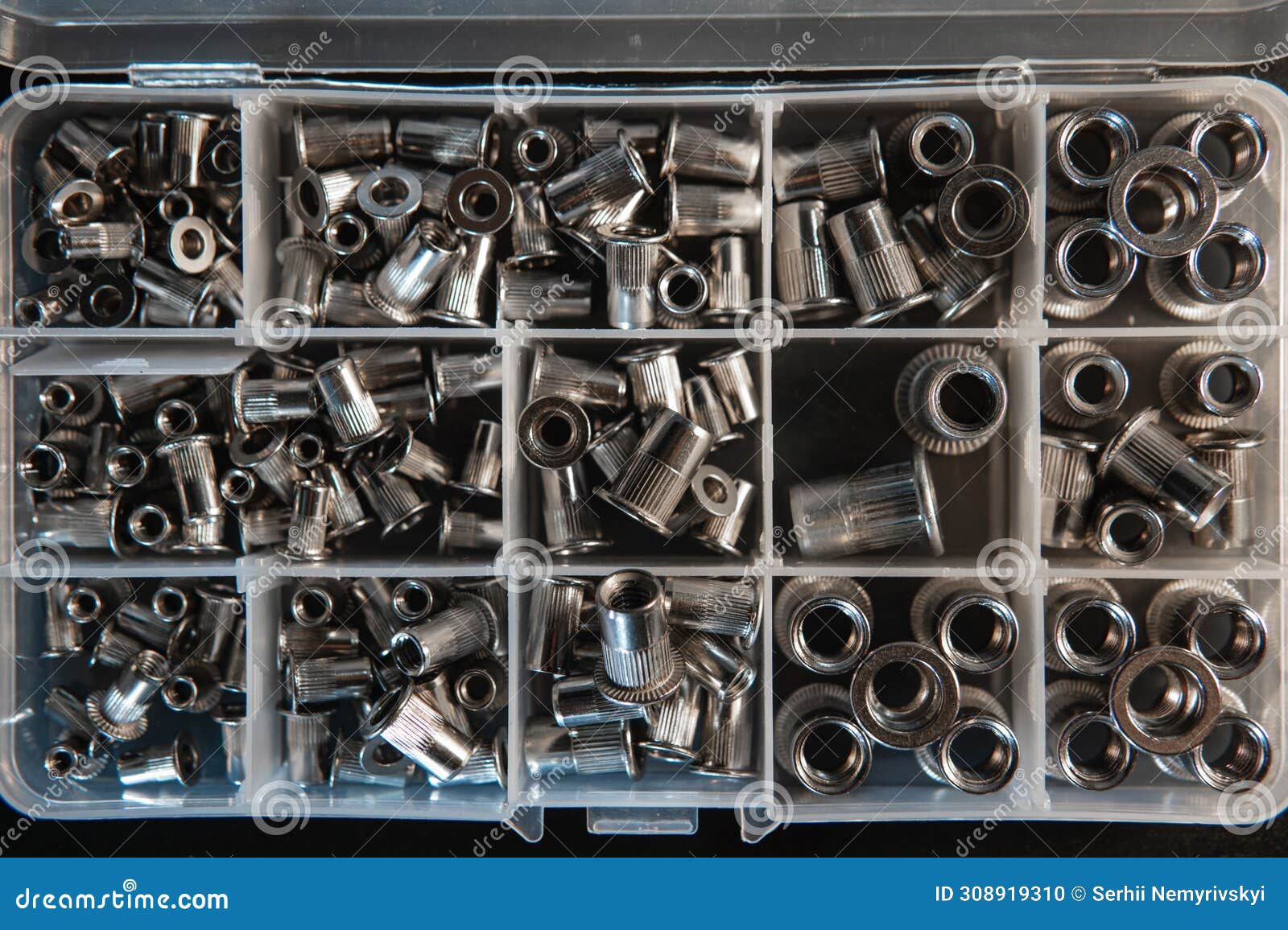 Threaded Insert Riveter Gun Kit. Setting Tool, Nosepieces And Inserts ...