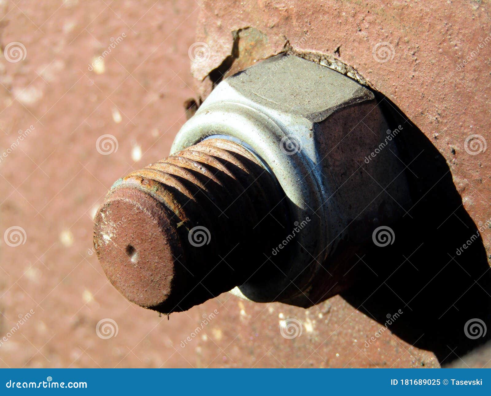 Threaded joint stock image. Image of intermediate, metal - 181689025