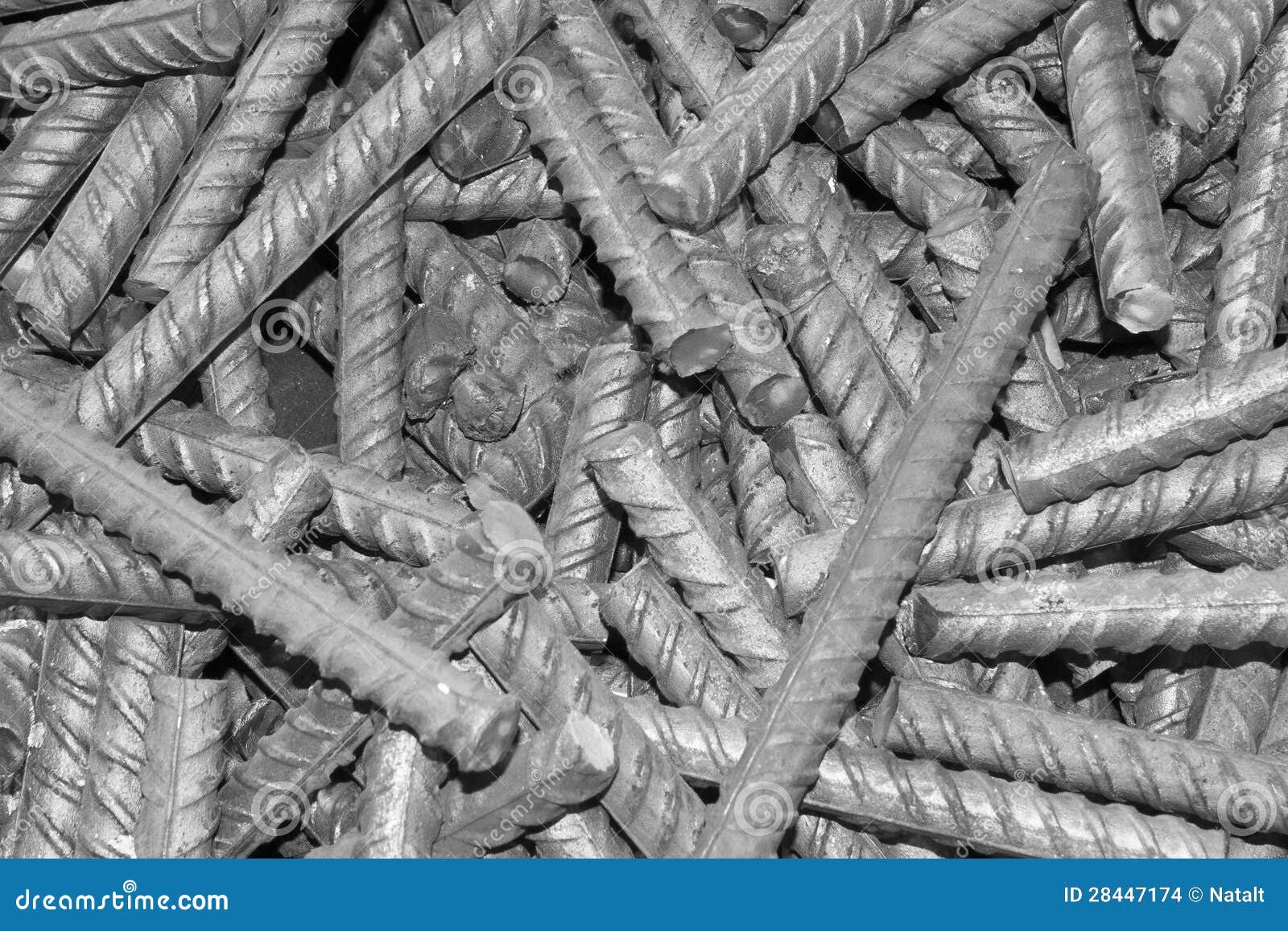 Threaded Metal Reinforcing Parts. Threaded Rebars For Construction ...