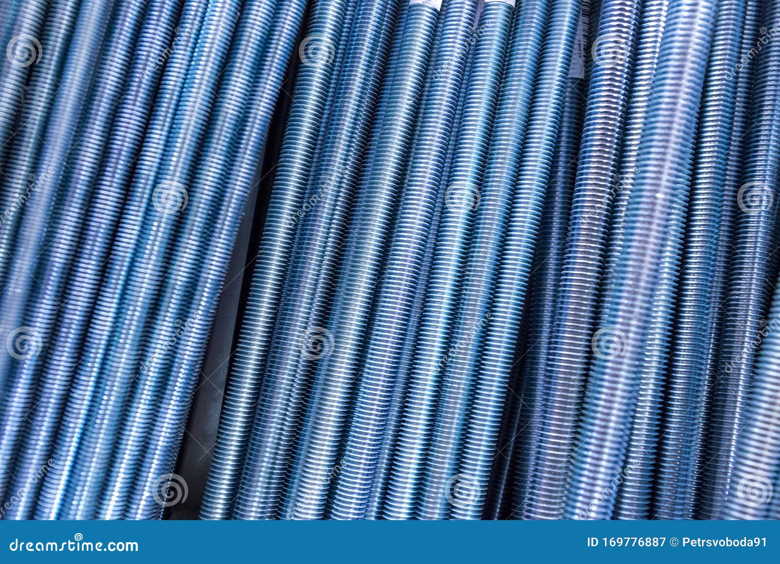 Threaded Metal Reinforcing Parts. Threaded Rebars For Construction ...