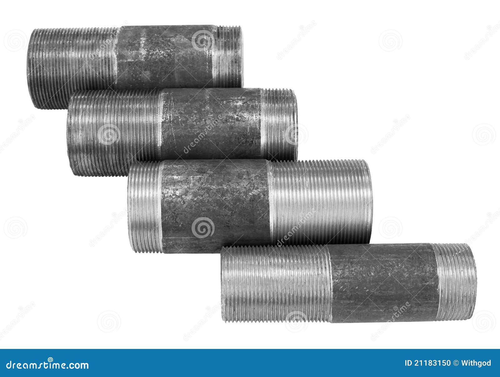 Threaded pipe unions stock photo. Image of fitting, male - 21183150