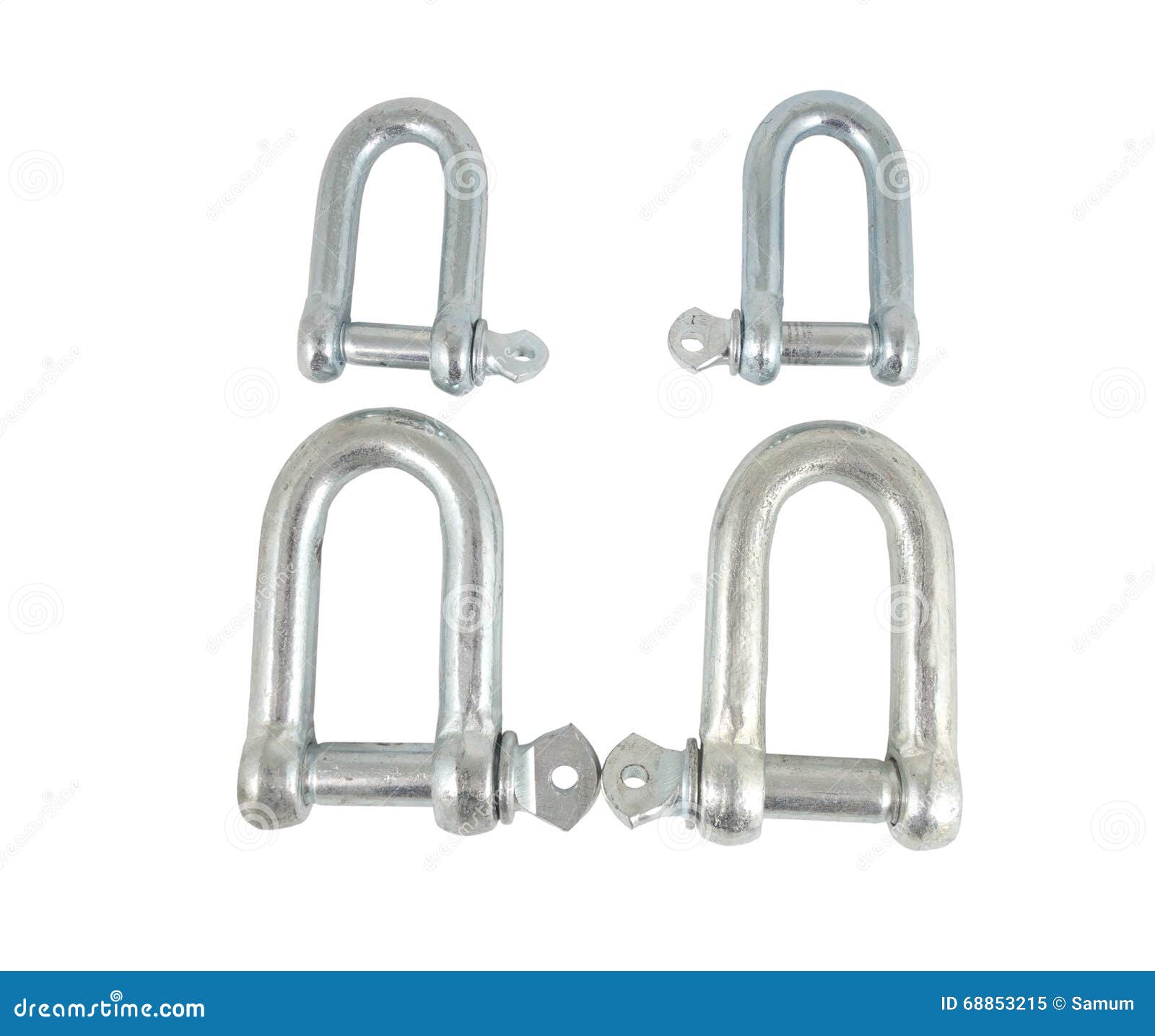 The Threaded shackles stock image. Image of metal, carbine - 68853215