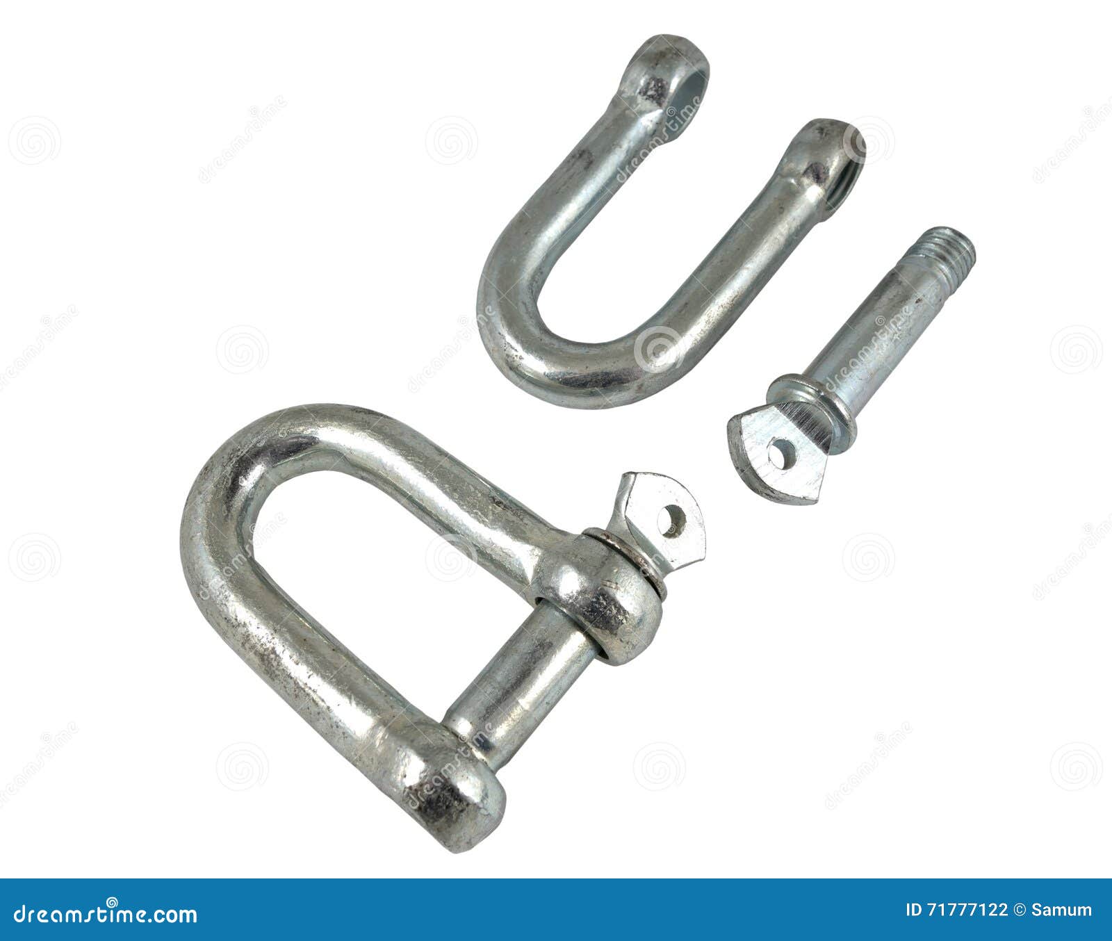 The Threaded shackles stock photo. Image of fixture, chain - 71777122