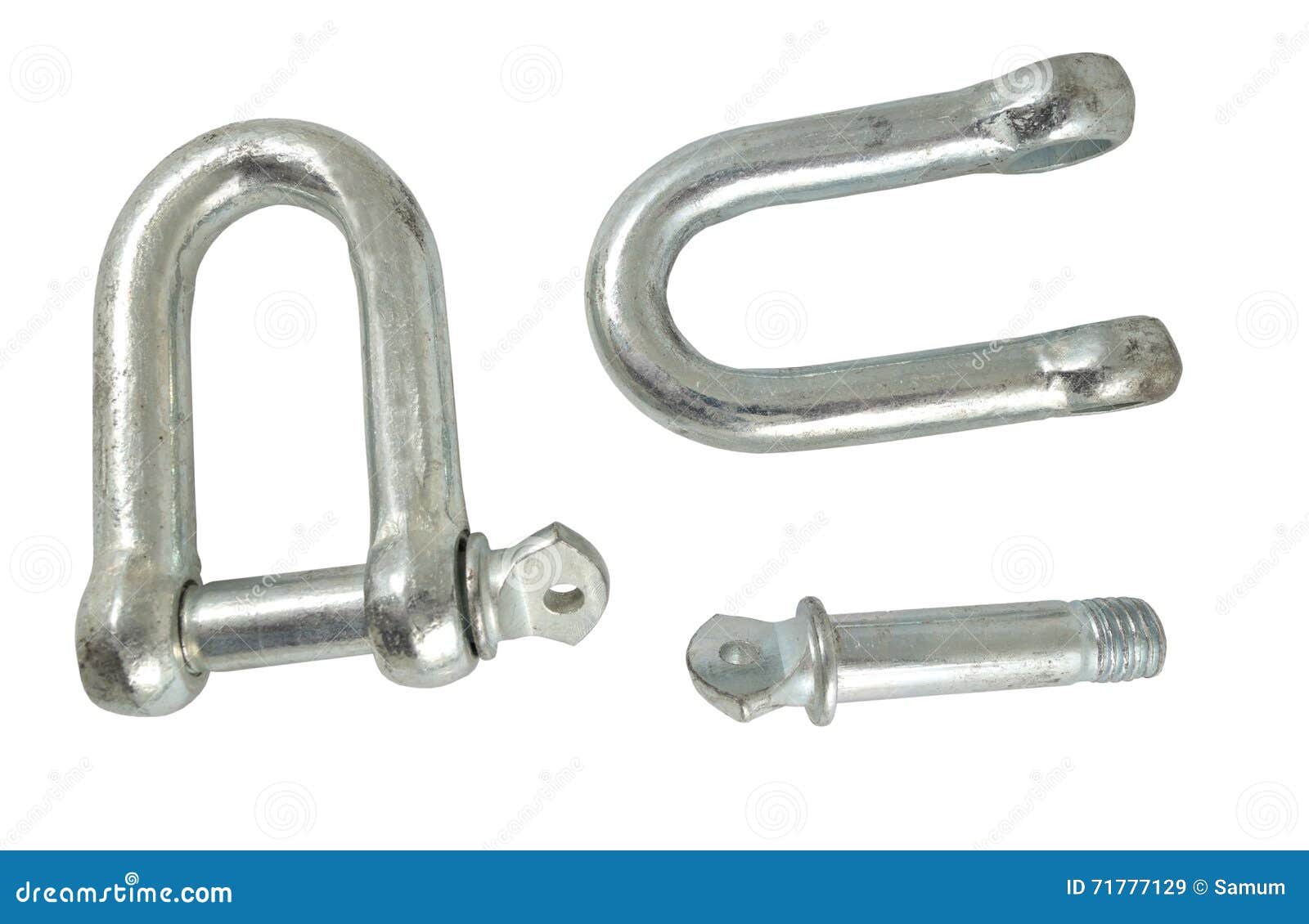 The Threaded shackles stock image. Image of gear, strong - 71777129