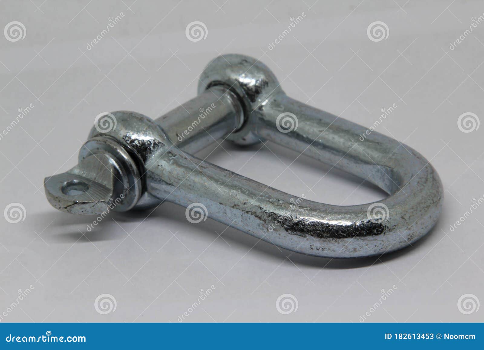 Threaded Shackles on White Background Stock Image - Image of latch ...