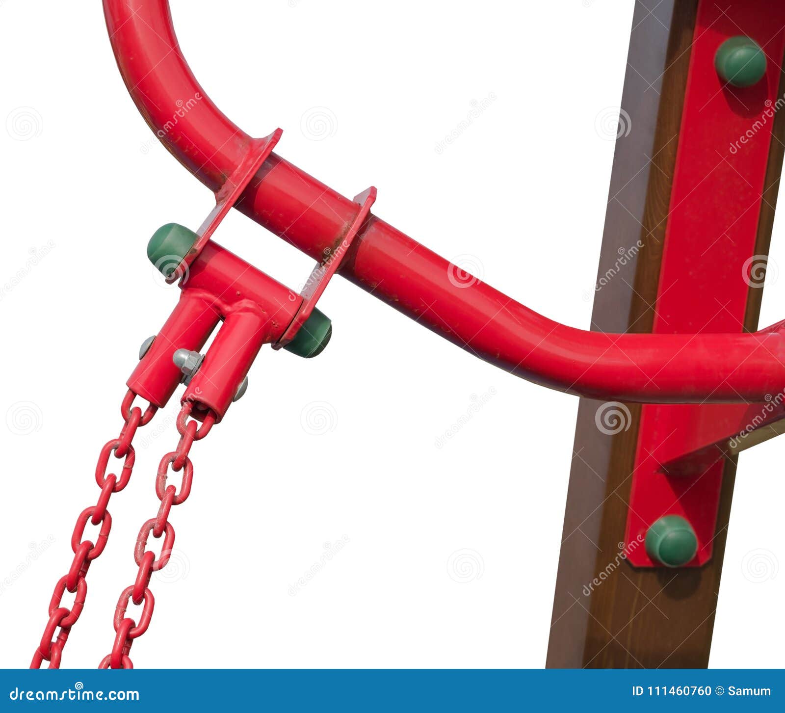 Threaded Shackles on a White Stock Photo - Image of outdoor, lock ...