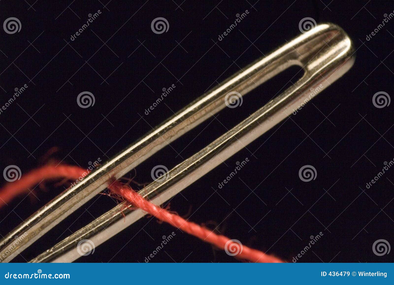 Threading the Needle stock image. Image of goal, macro - 436479