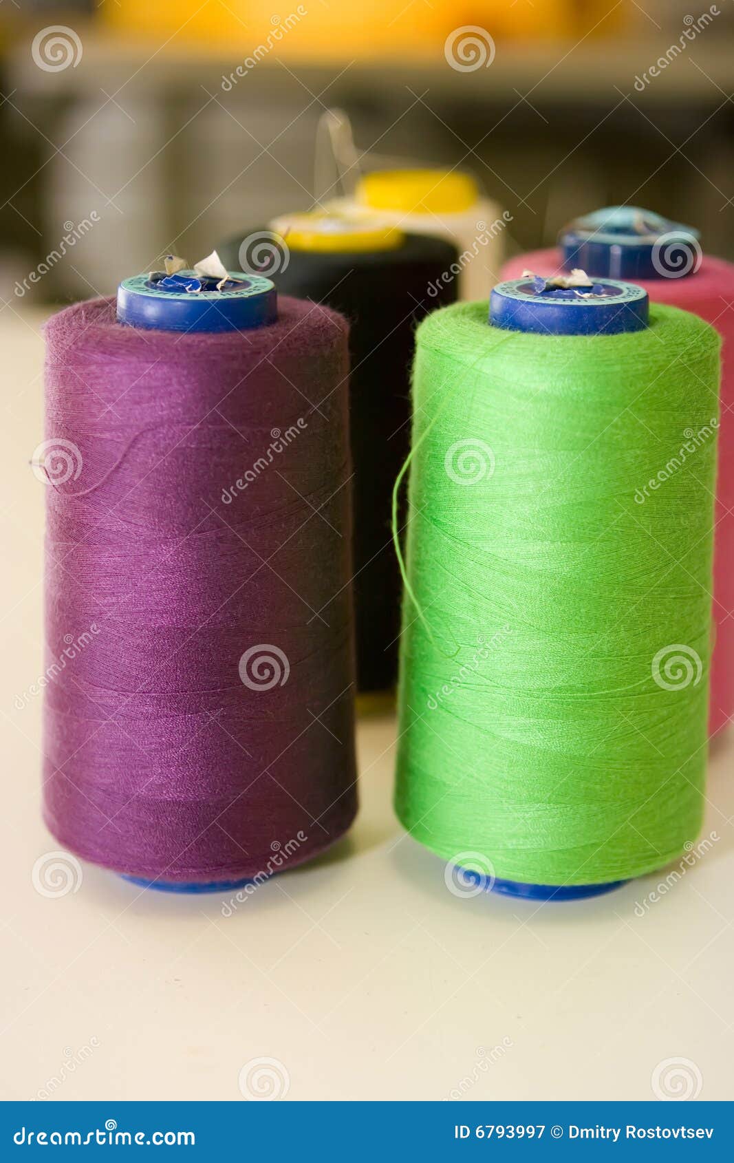 Threads stock image. Image of craft, measure, material - 6793997