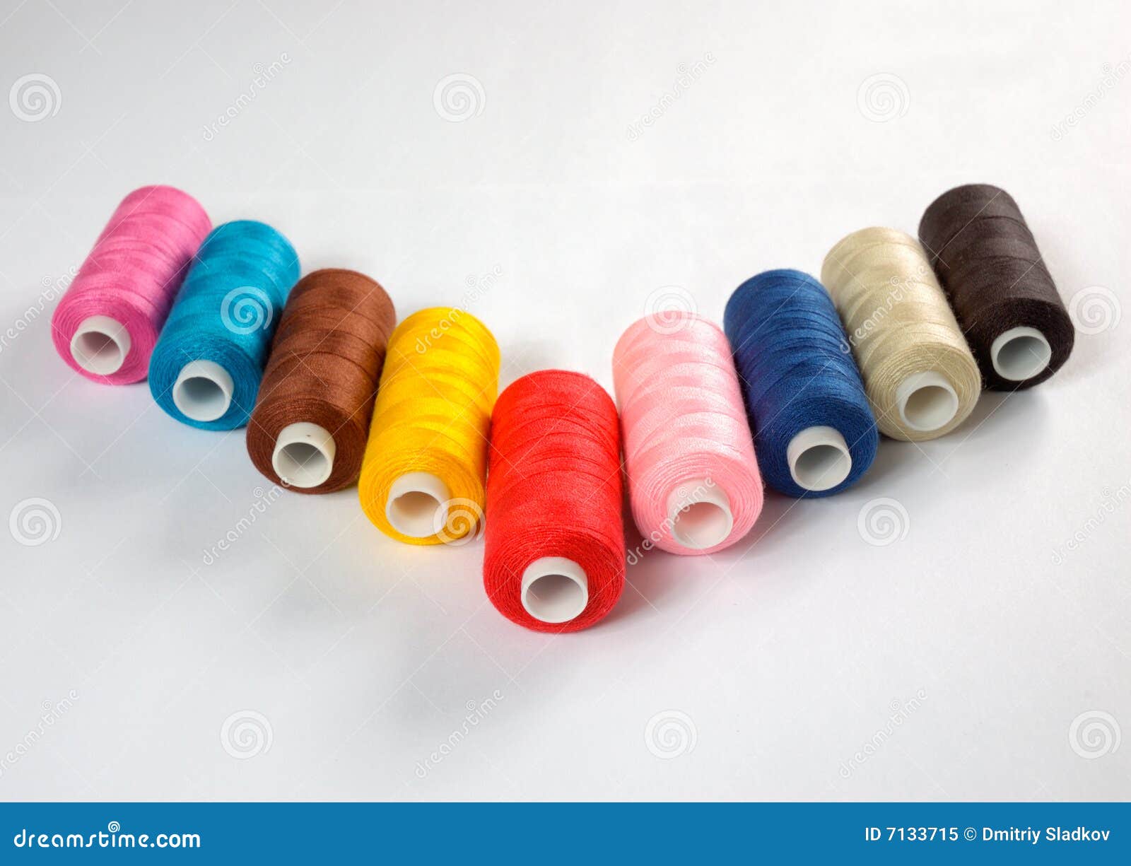 Threads stock image. Image of green, threads, tailor, spiral - 7133715