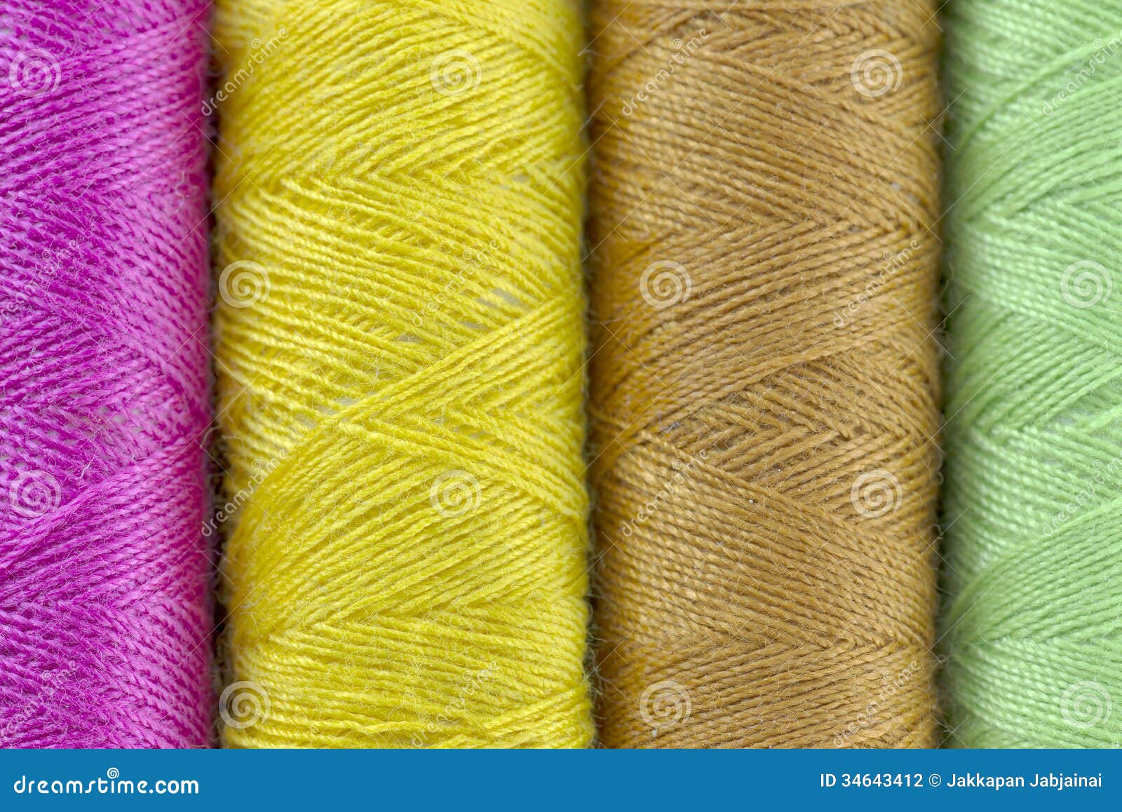 Threads closeup stock photo. Image of multi, fabric, sewing - 34643412