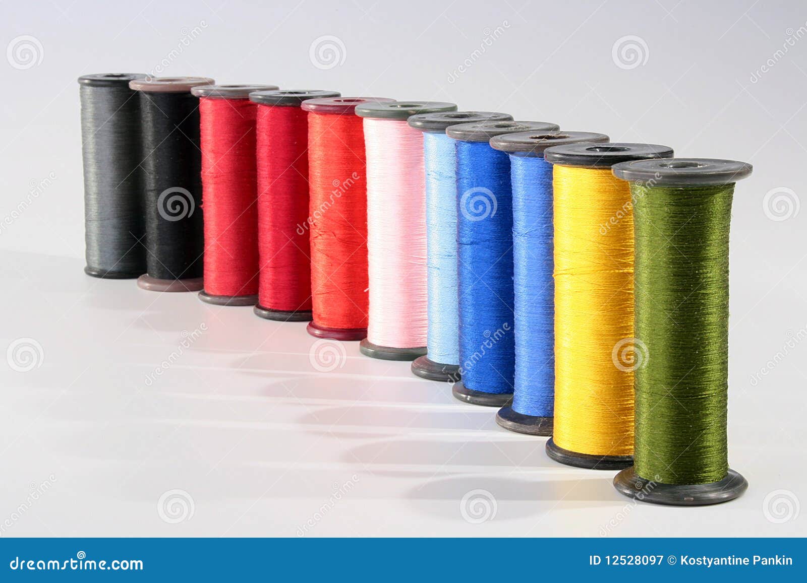 Threads for an embroidery stock image. Image of spool - 12528097