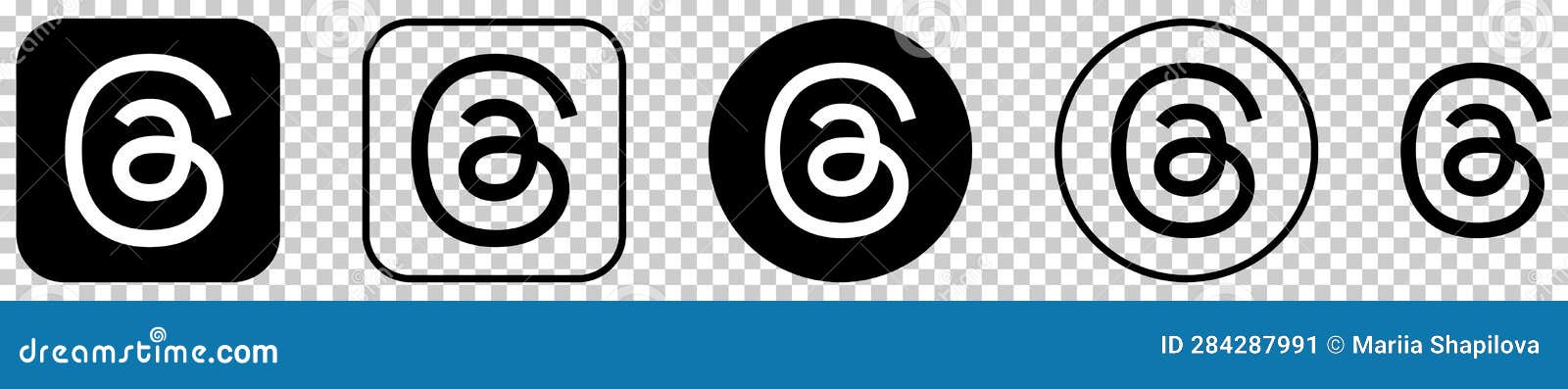 Set Of Threads Logos Vector Illustration | CartoonDealer.com #284287496