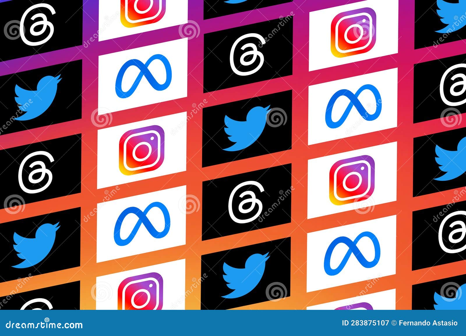 Meta Logo. Meta, Facebook Rebrand Concept. Meta Icon In Blue Color ...