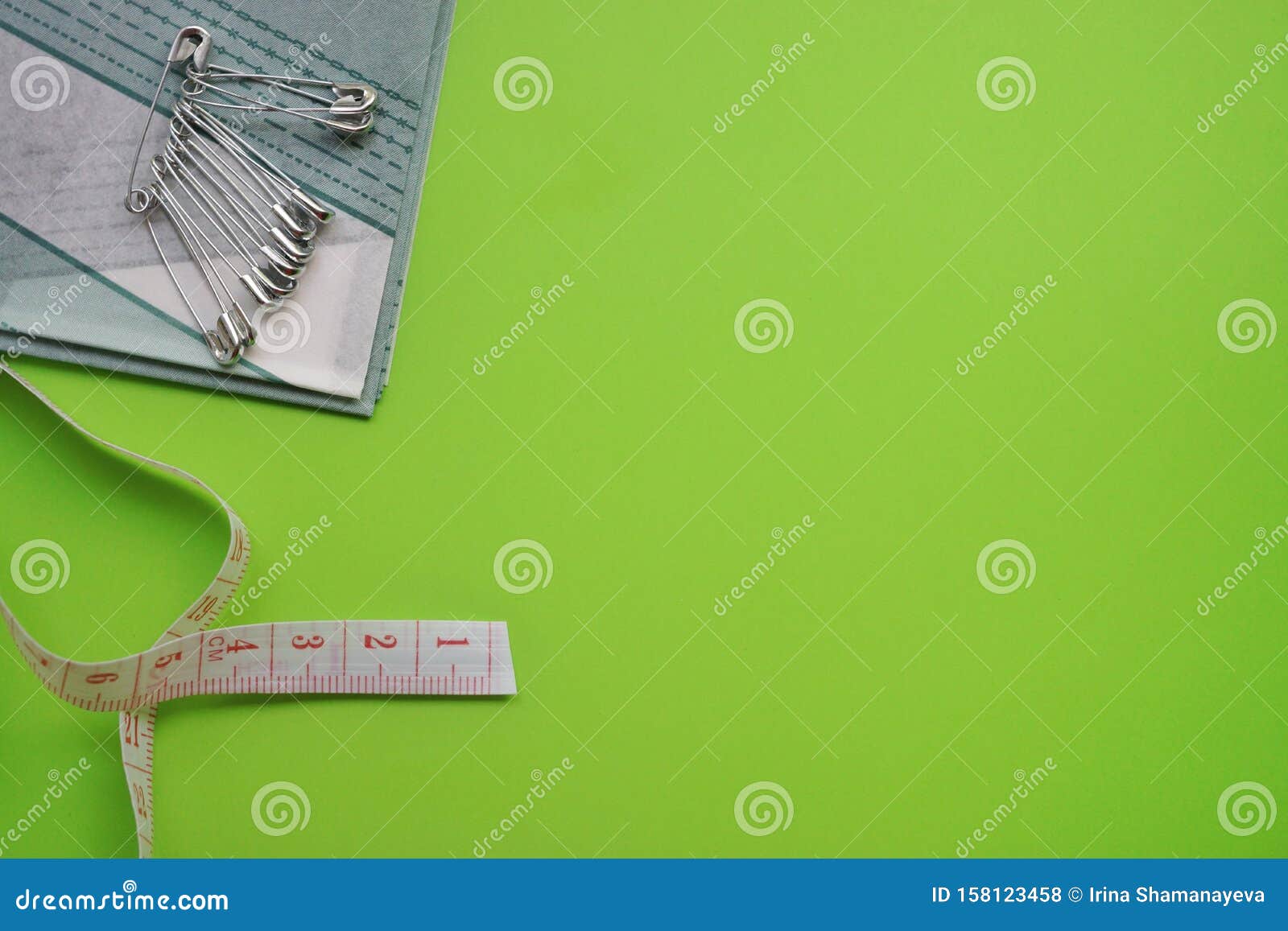 Threads and Needles on the Background with Patterns, Accessories for ...