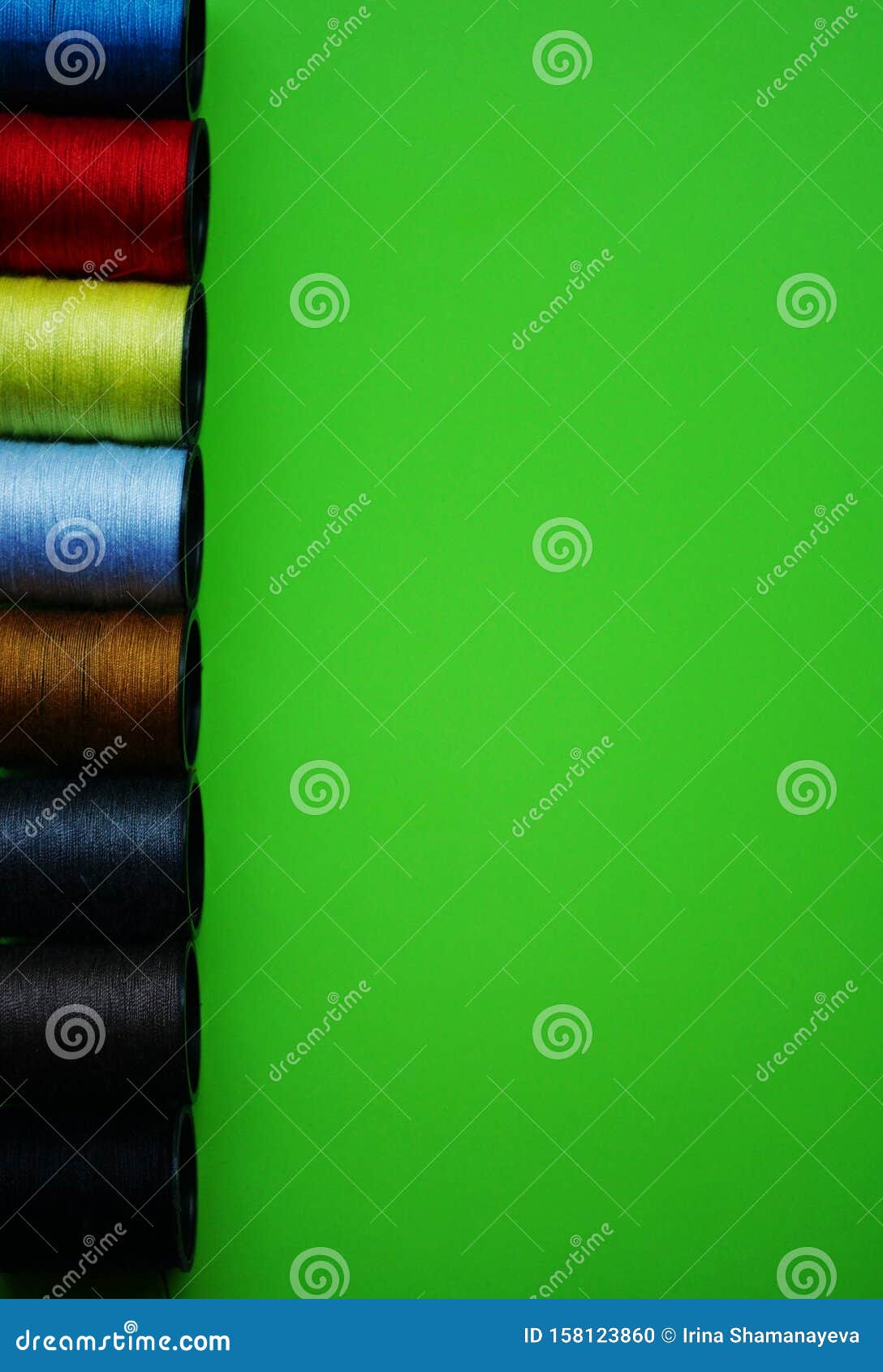 Threads and Needles on the Background with Patterns, Accessories for ...