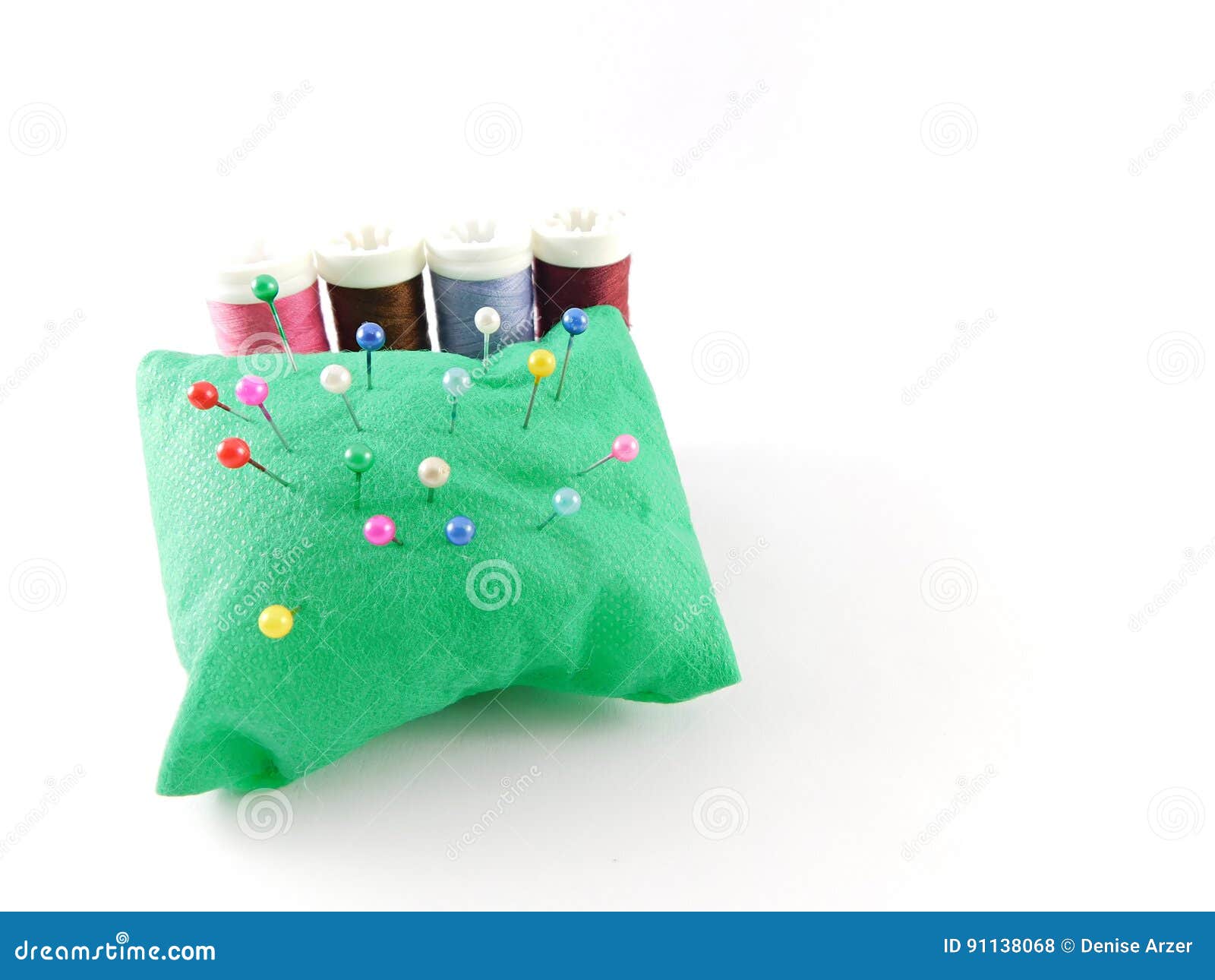 Threads and pins stock photo. Image of colors, handmade - 91138068