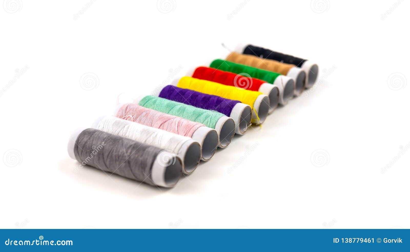 Threads for Sewing Different Colors Stock Image - Image of colors ...