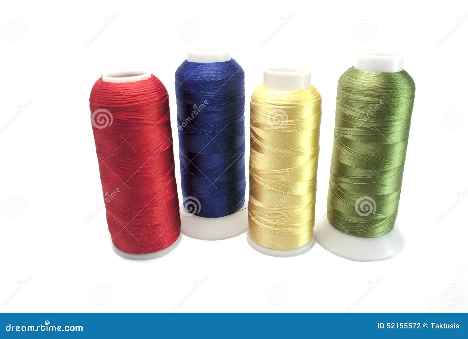 Threads in spools stock photo. Image of background, cotton - 52155572