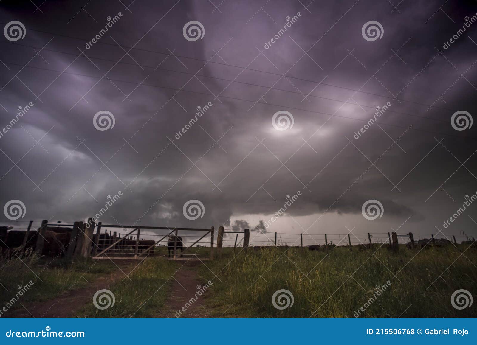 Threatening storm clouds, stock photo. Image of patagonia - 215506768