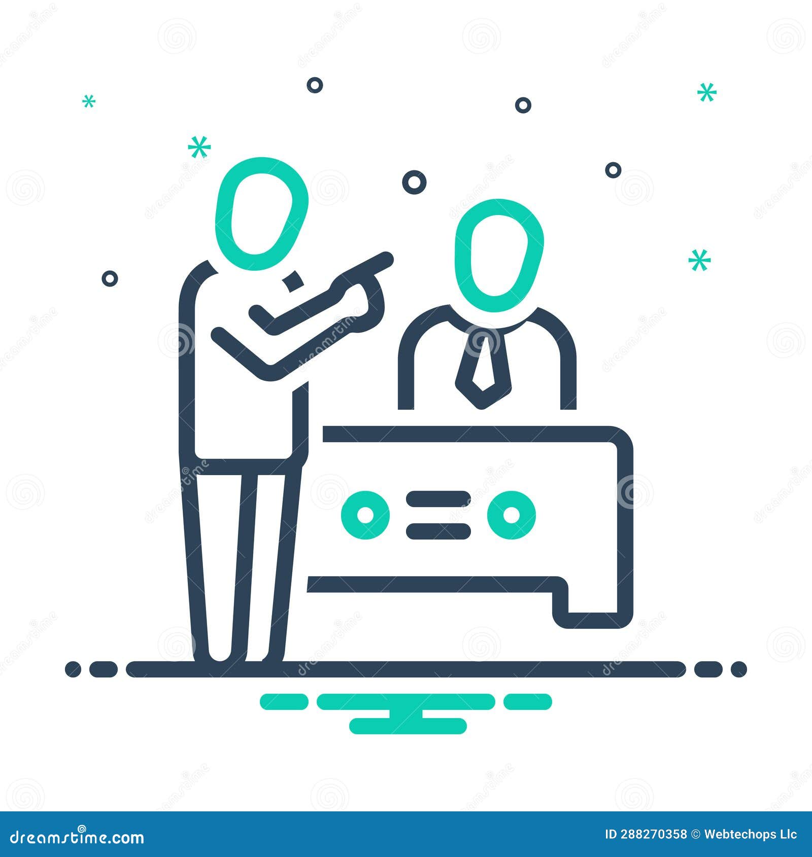 Mix Icon for Threats, Intimidation and Bully Stock Vector ...