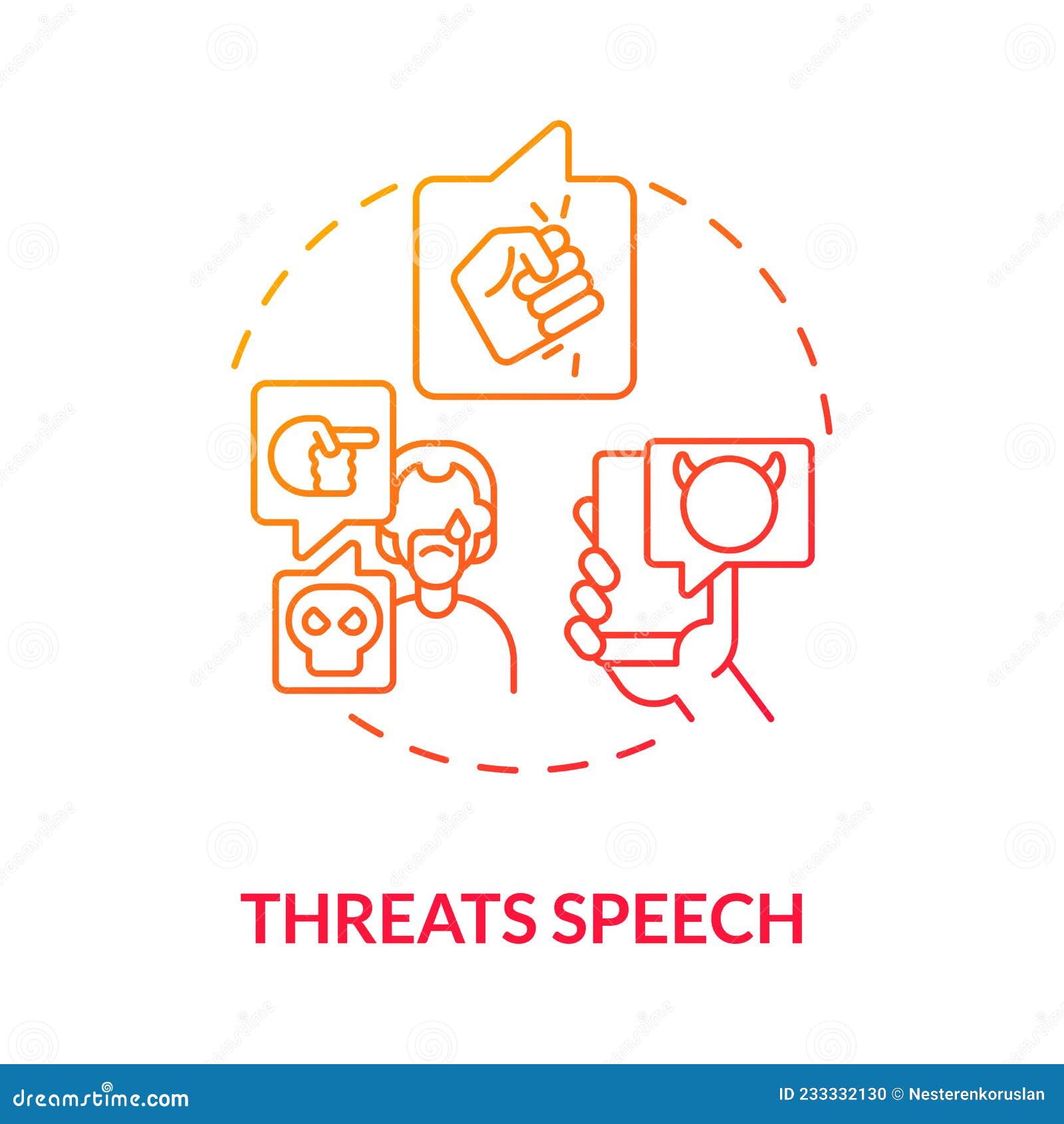 Verbal Aggression Stock Illustration | CartoonDealer.com #5237734